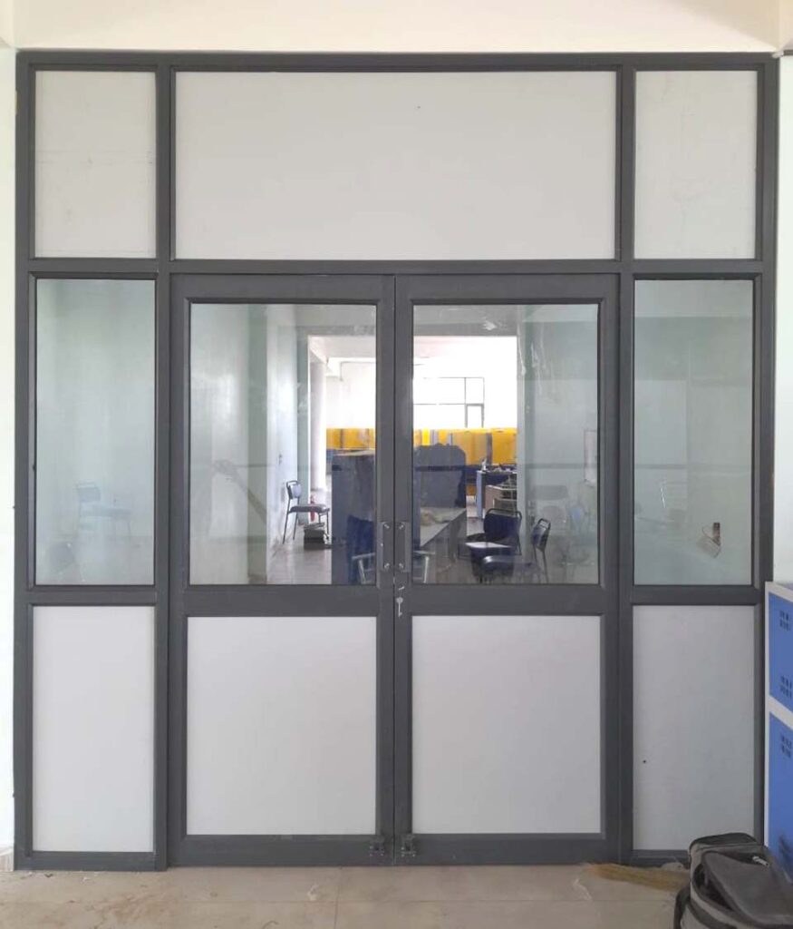 Aluminum Door – KS Glass Art- One Stop For All Type of Glass ...